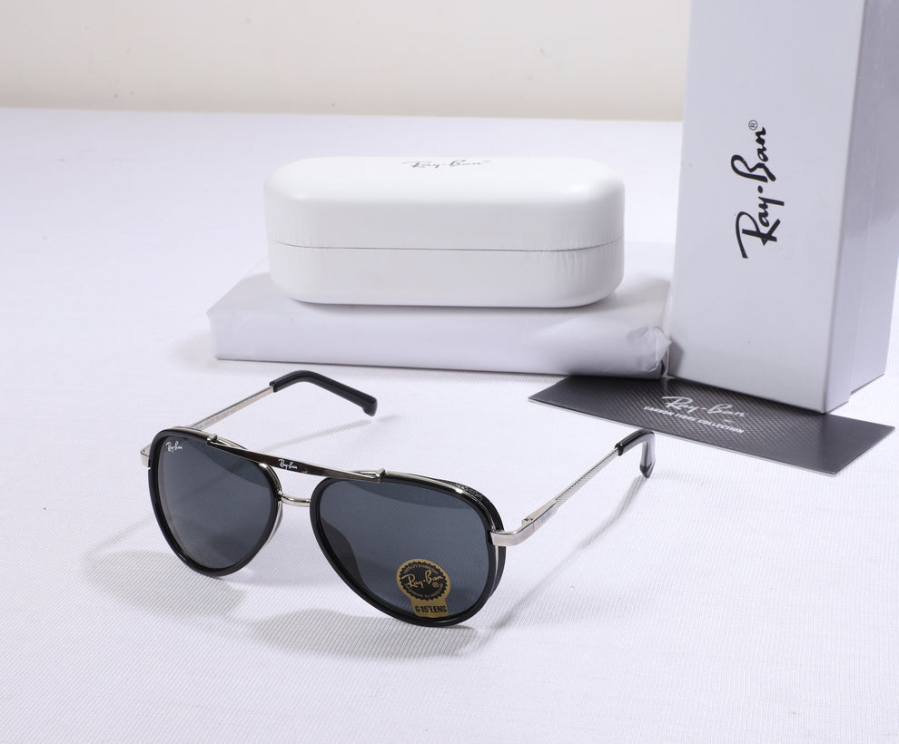 RAY-BAN Celestial Onyx Luxe Aviator Sunglasses with Signature Case ...