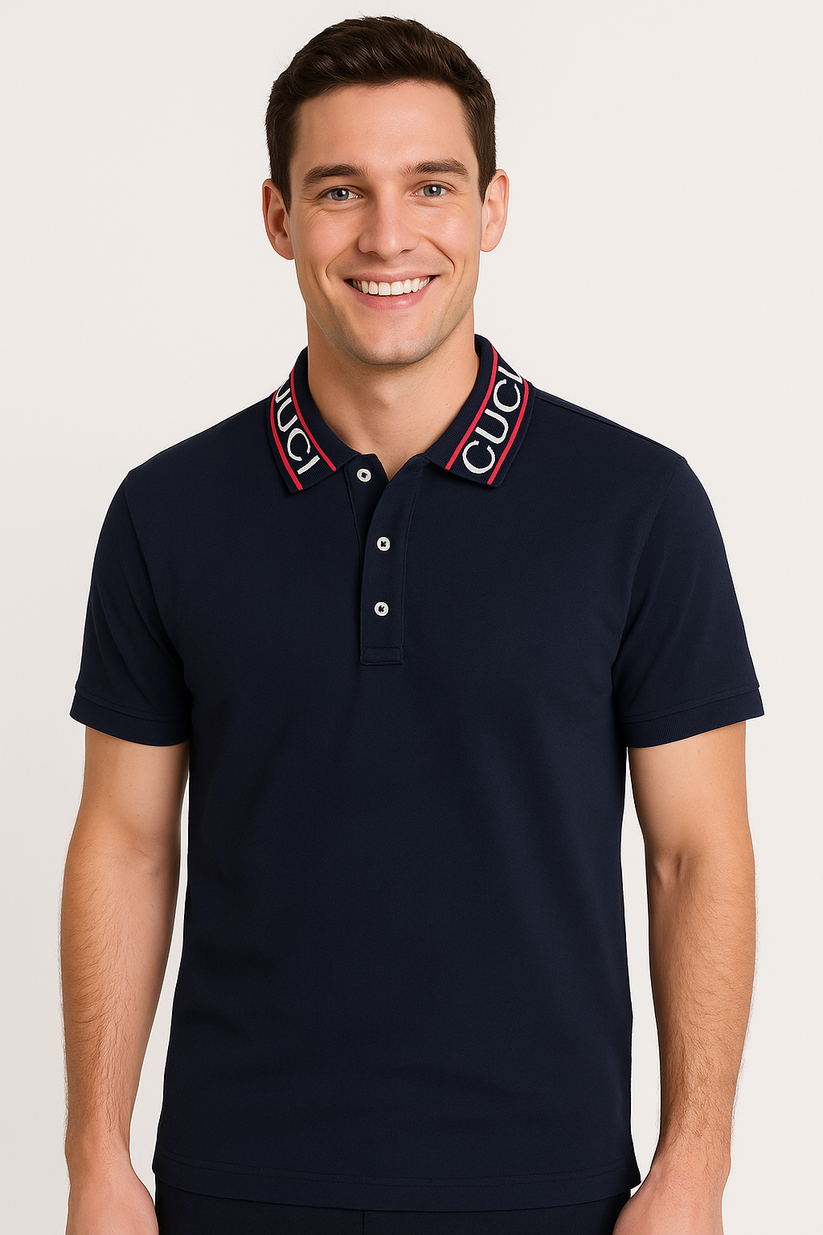 GUCCI Deep Sea Classic Fit Polo Shirt – Brand Drops